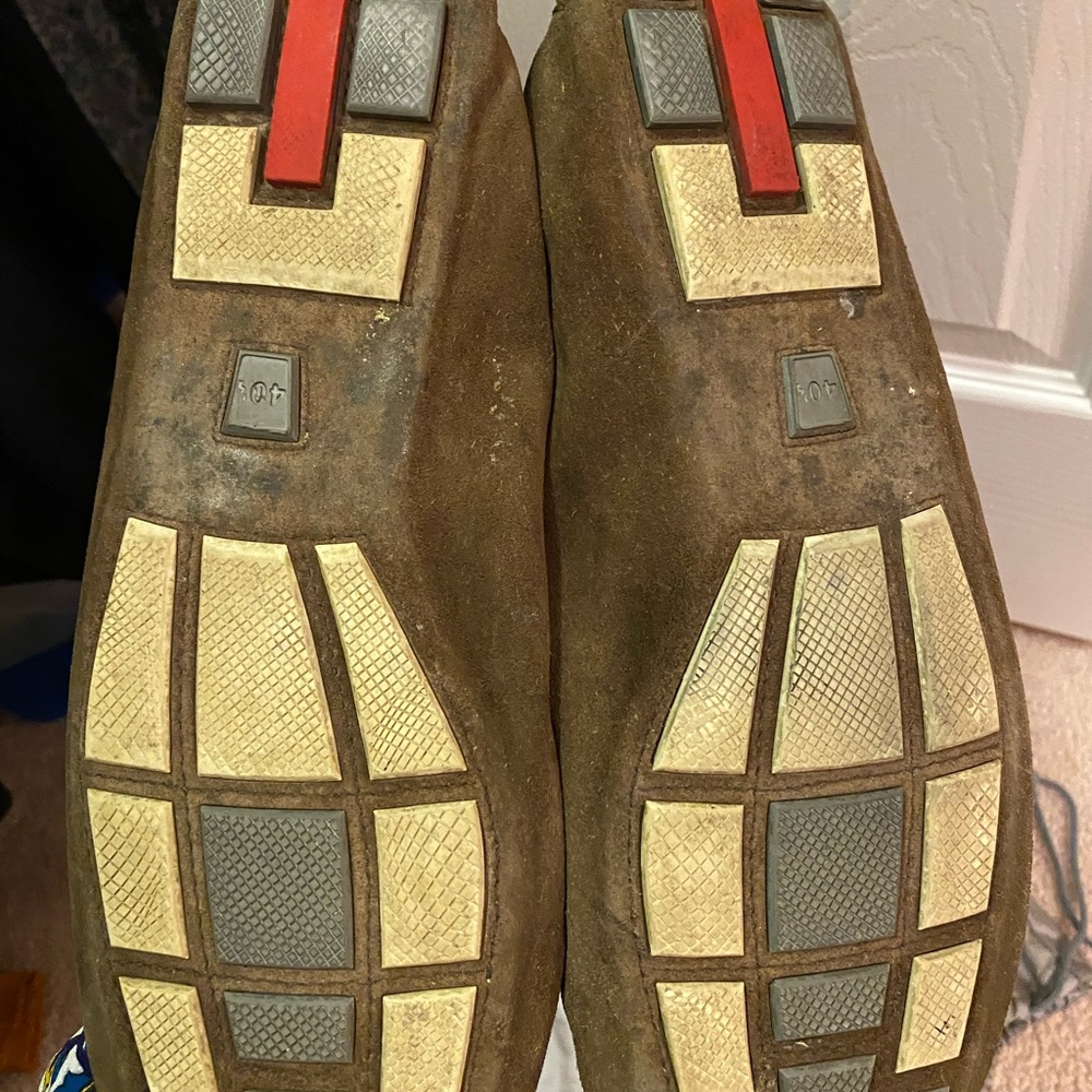 Authentic Prada Driving Loafers - Gem